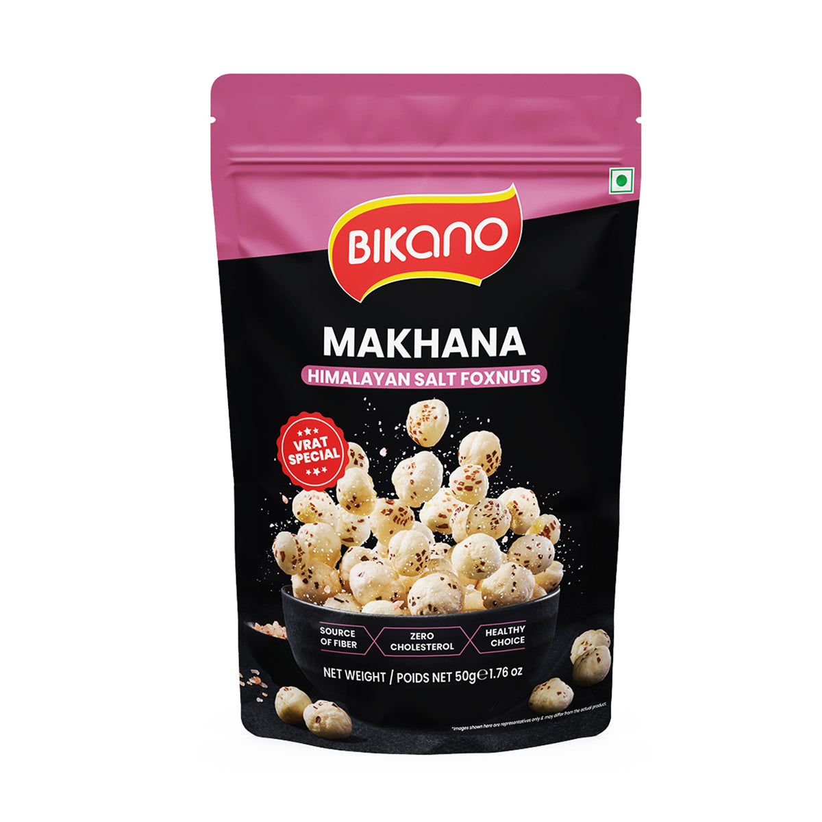 Bikano Makhana Himalayan Salt – Healthy & Crunchy Nutritious Snack